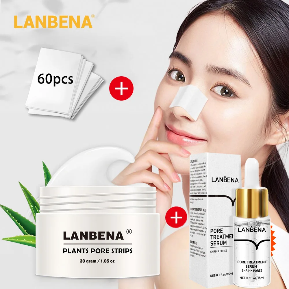 LANBENA-Shrink-Pore-Essence-15ml-Blackhead-Nasal-Black-Mask-Peeling ...