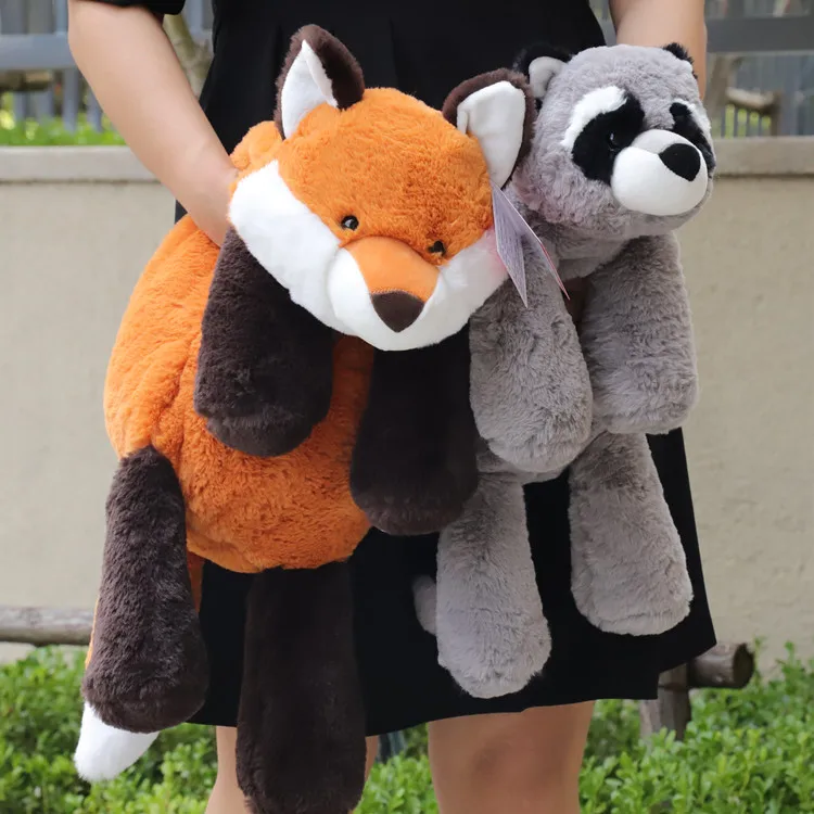 Crouching Sloth Plush Toy Fox Small Raccoon Crocodile Doll Pillow Kids ...