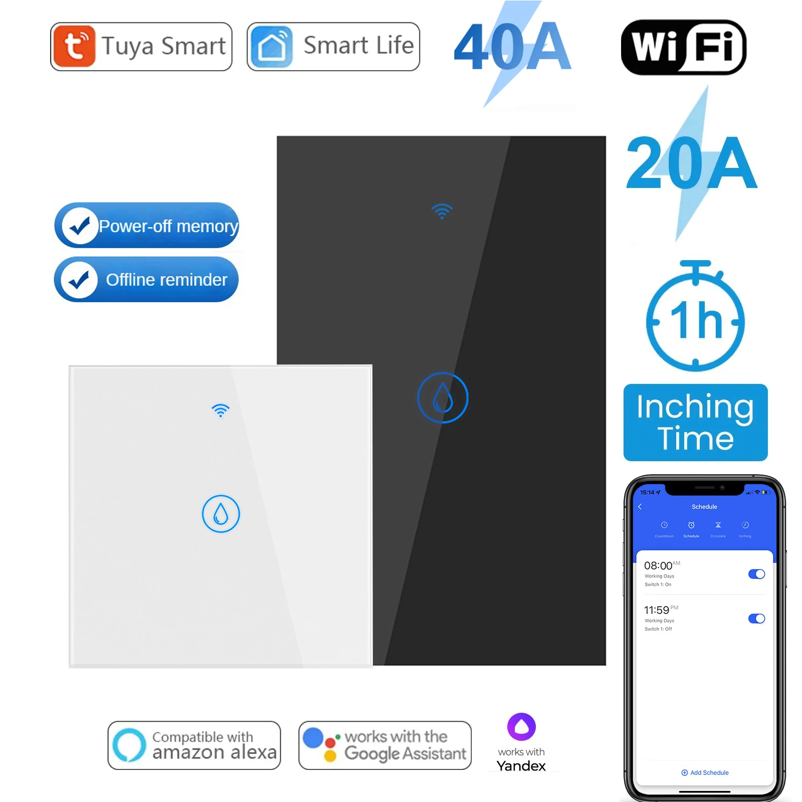 Smart-Water-Heater-Switch-20A-40A-WiFi-Boiler-Touch-Screen-Switch ...