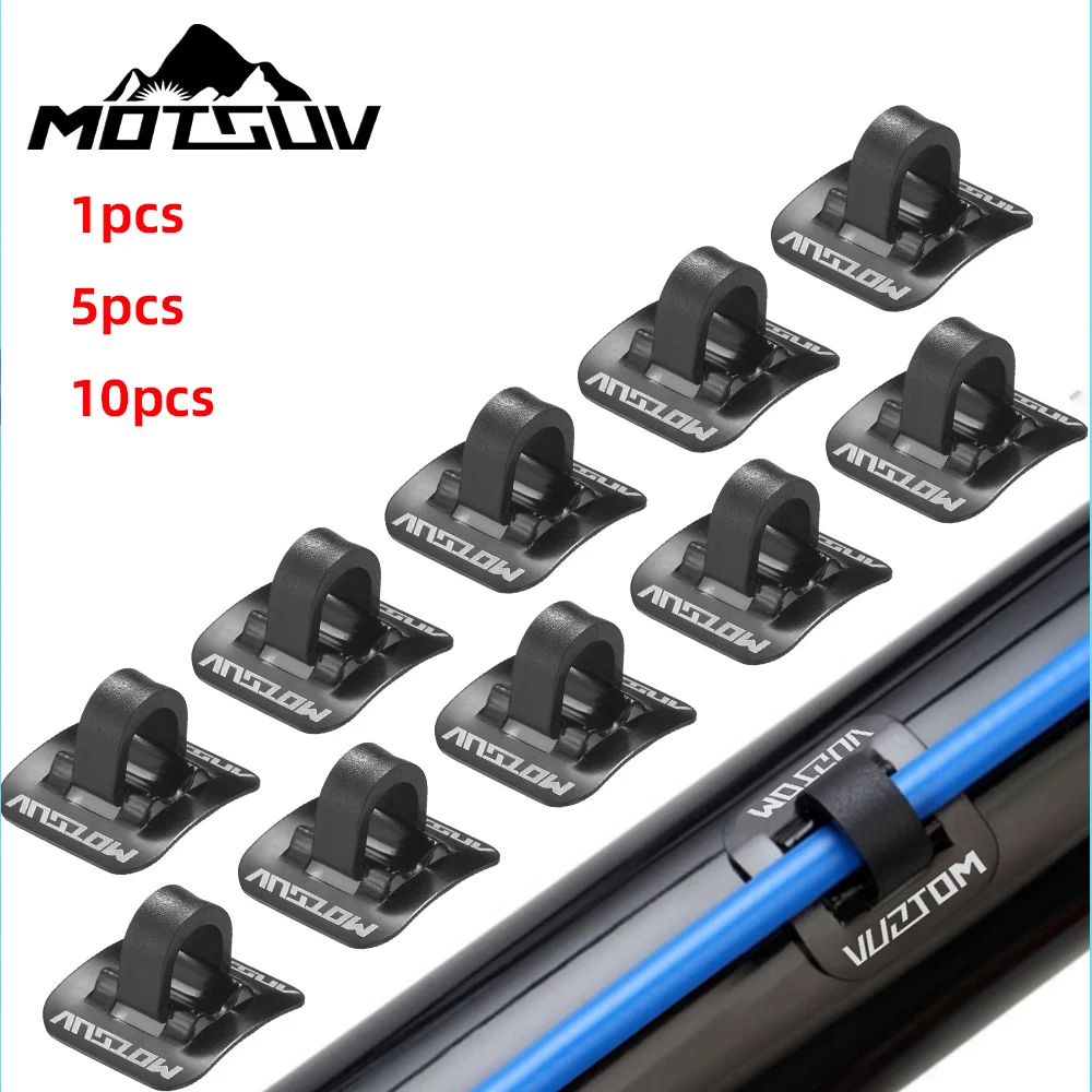 5Pcs-Stick-on-Cable-Guide-Bicycle-Shift-Brake-Housing-Line-Tubing ...