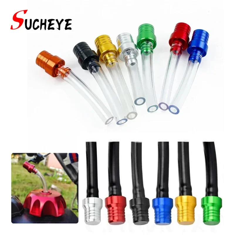 Motorcycle Universal Fuel Tank Air Gas Cap Oil Vent Dirt bike Cafe ...