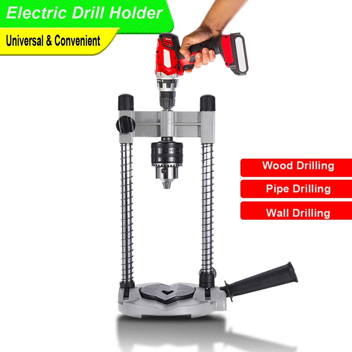 45-90-Angle-Adjustable-Drill-Guide-Attachment-With-Chuck-Drill-Holder ...