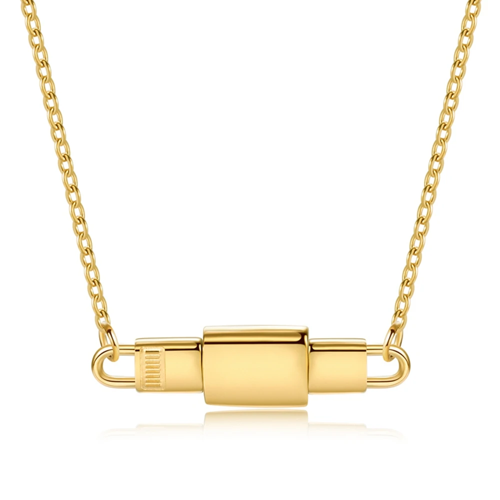 WILD-FREE-Fashion-Stainless-Steel-Metal-Chains-Necklace-for-Women ...