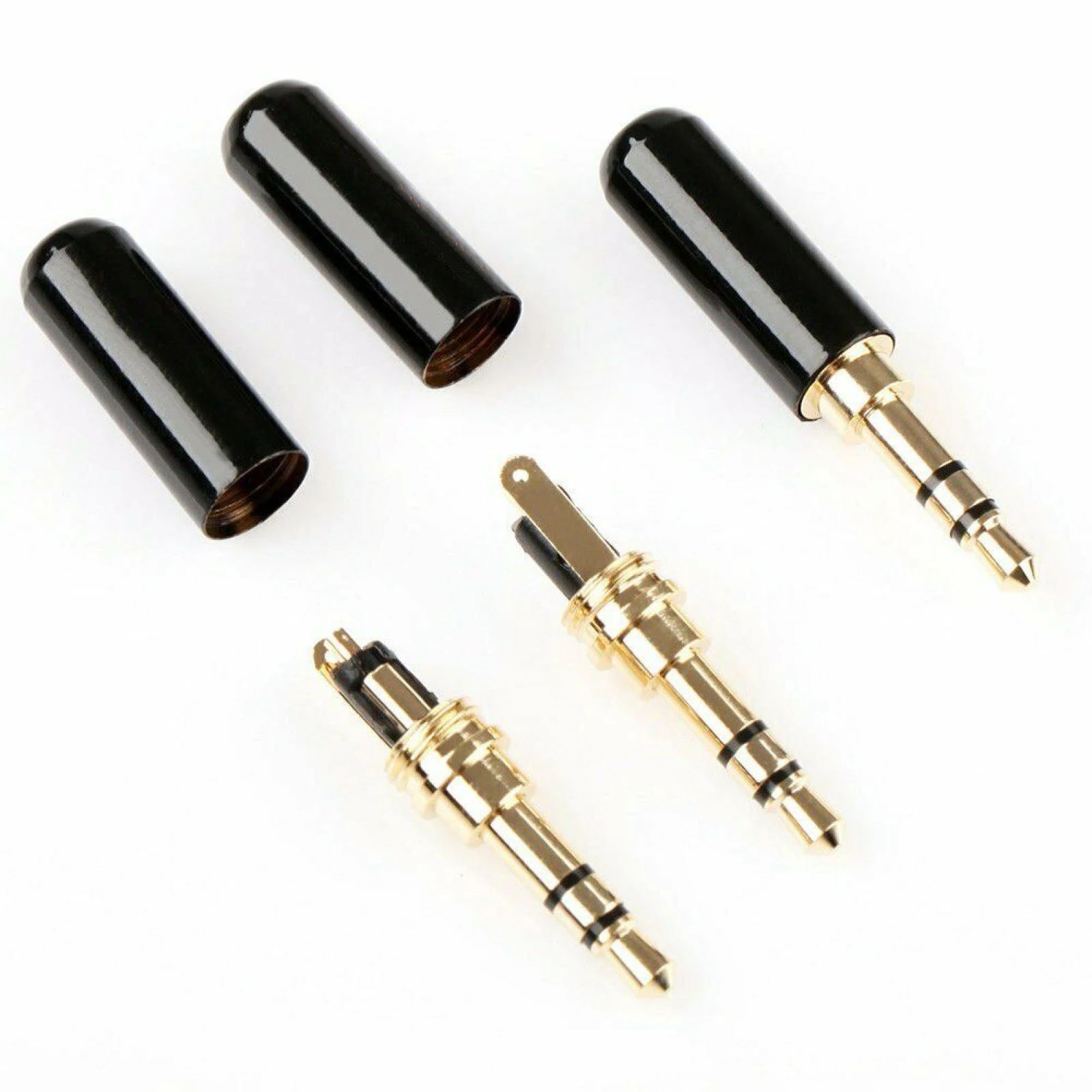 3Pcs-3-5mm-Gold-Plated-Copper-Male-Stereo-Mini-Jack-Plug-Soldering ...
