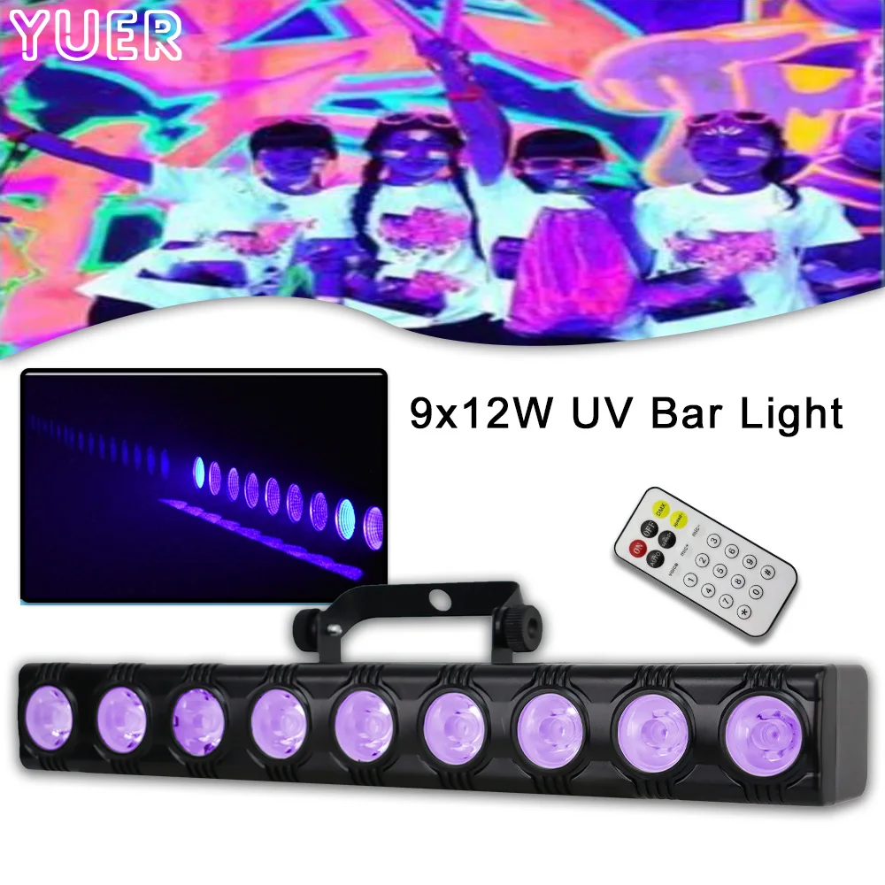 LED-UV-Light-9x12w-Bar-Stage-Lighting-Holiday-Halloween-Party ...