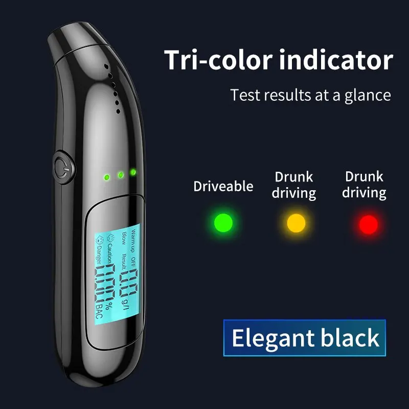 Professional Digital Alcotest Diagnostic Tool USB Rechargeable Non ...