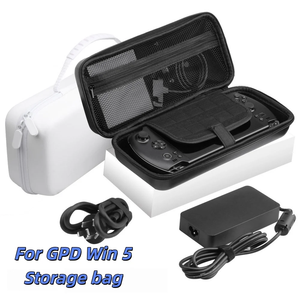 For GPD Win 5 Handheld Gaming Storage Bag Textured Leather Waterproof ...
