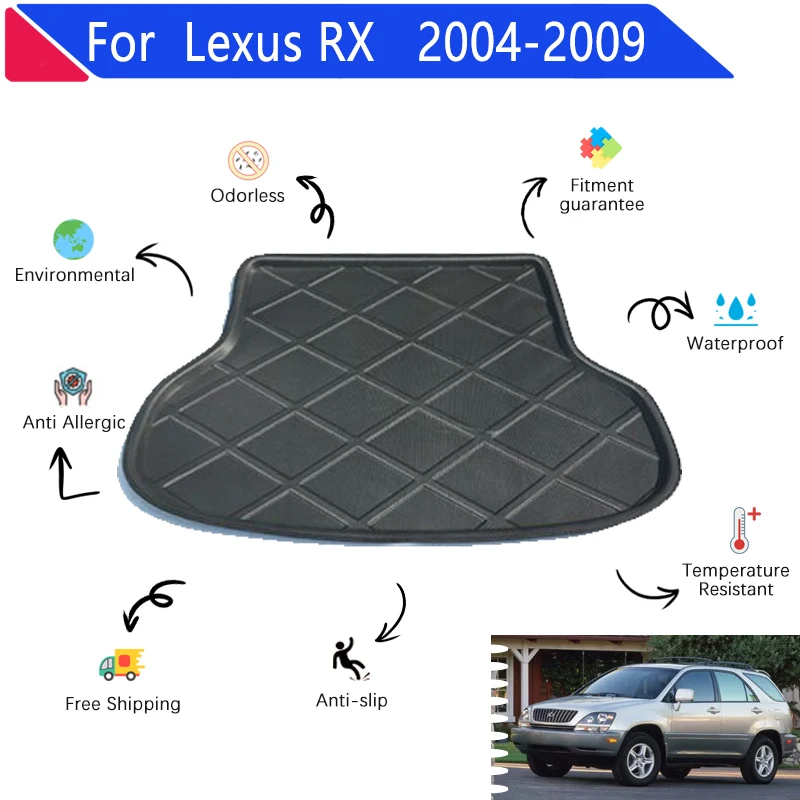 Car-Trunk-Mats-for-Lexus-RX300-RX330-RX350-RX400h-RX-2004-2009-Car-Rear ...