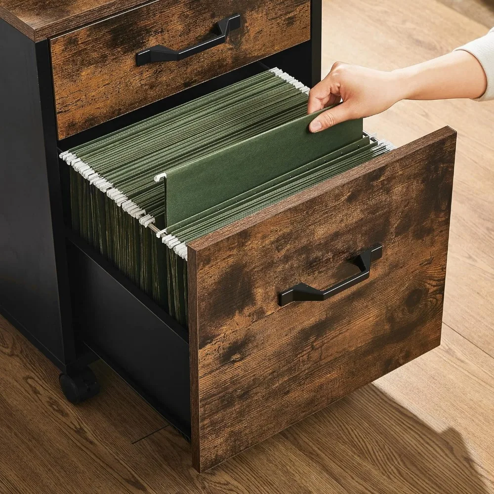 2-Drawer Rolling Office File Cabinet – Office Essentials Shop