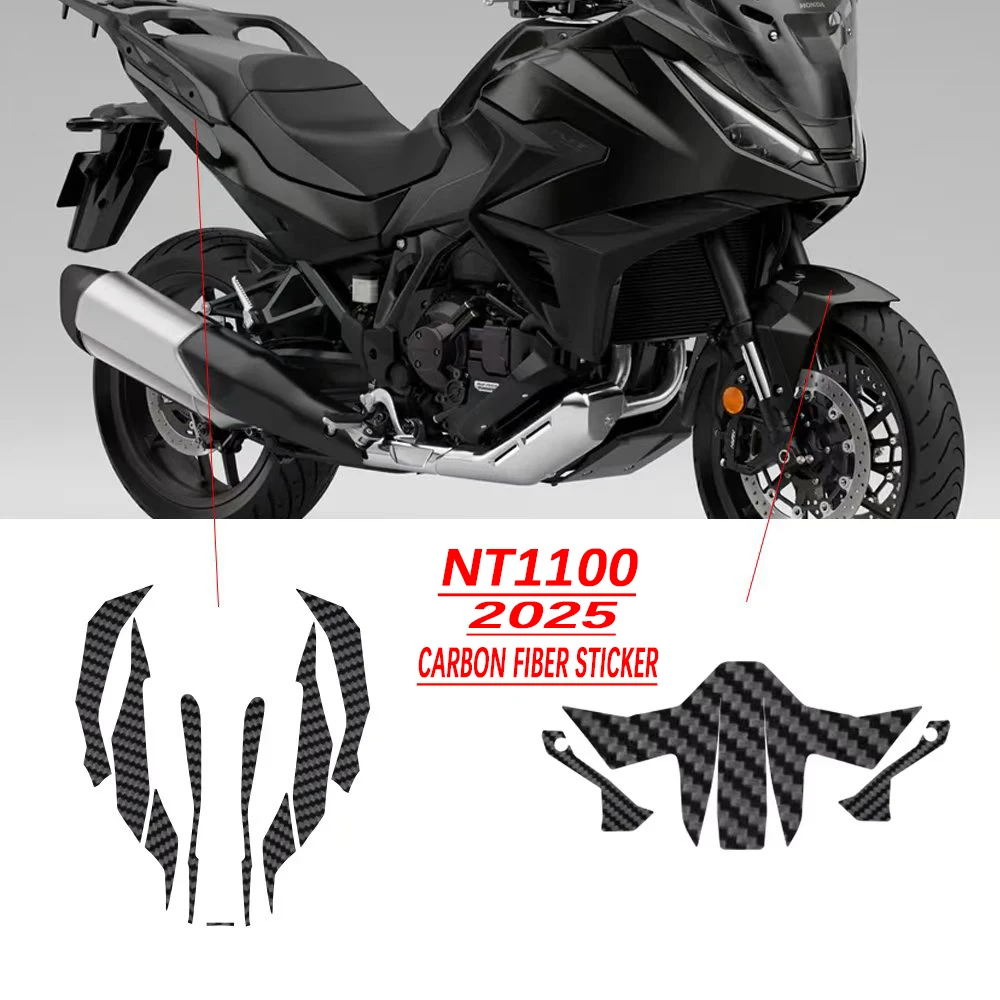 FOR Honda NT1100 2025 Motorcycle Carbon Fiber Stickers Kit NT1100 2025 ...