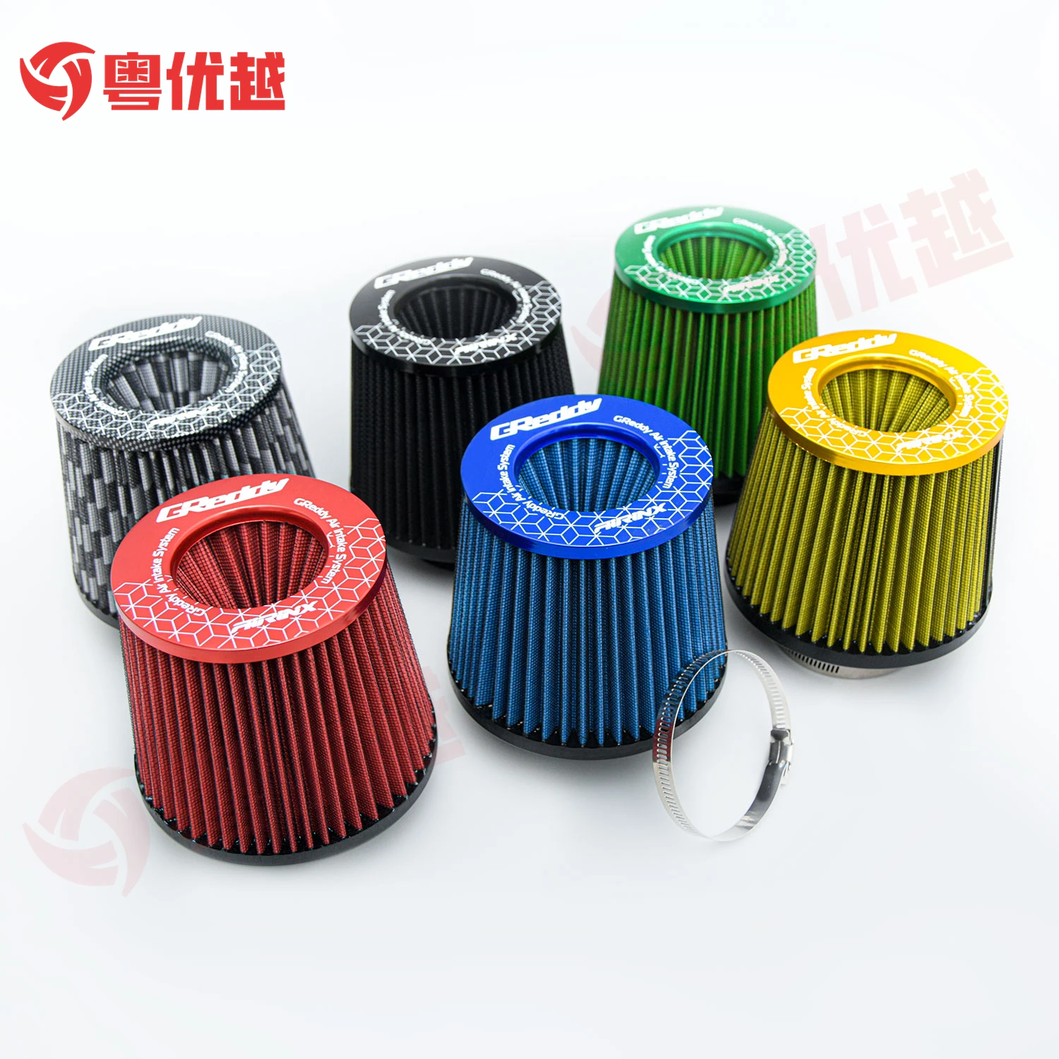 JDM-3inch-76mm-Greddy-Sport-Air-Filter-Greddi-High-Flow-Cold-Air-Intake ...