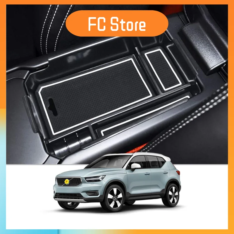 For-Volvo-XC40-2019-2020-2021-2022-2023-Center-Console-Organizer ...