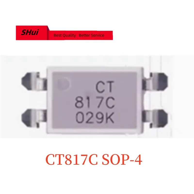 Optoacoplador-de-salida-de-un-solo-canal-100-piezas-CT817-CT817C-SOP-4 ...