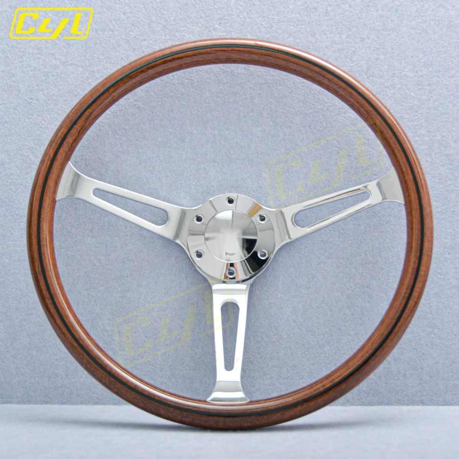 15Inch-380Mm-Universele-Retro-Auto-Hout-Film-Stuur-Klassiek-Vintage ...