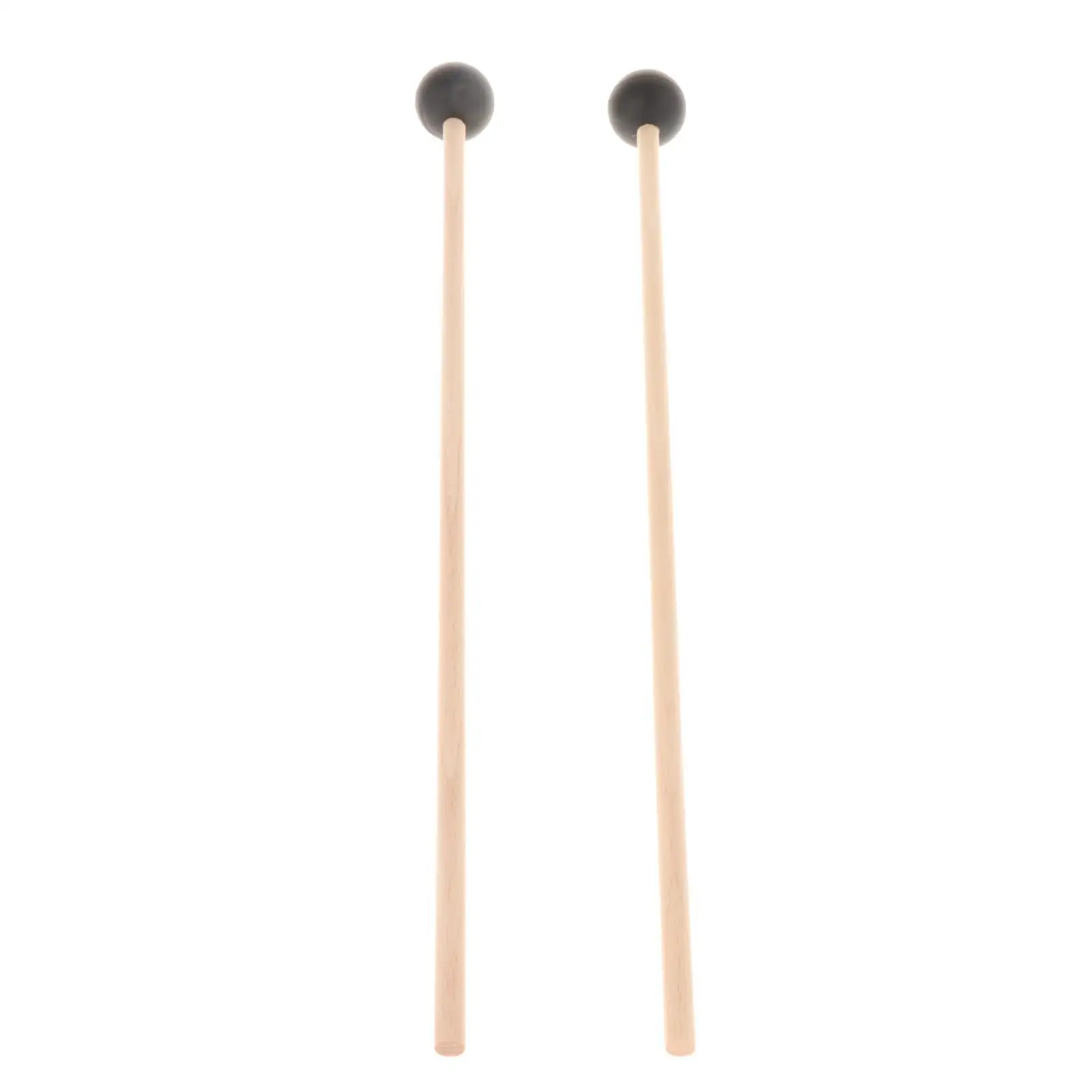 2-Pieces-Rubber-Mallet-Beater-Percussion-Instrument-Kit-Marimba-Mallets ...