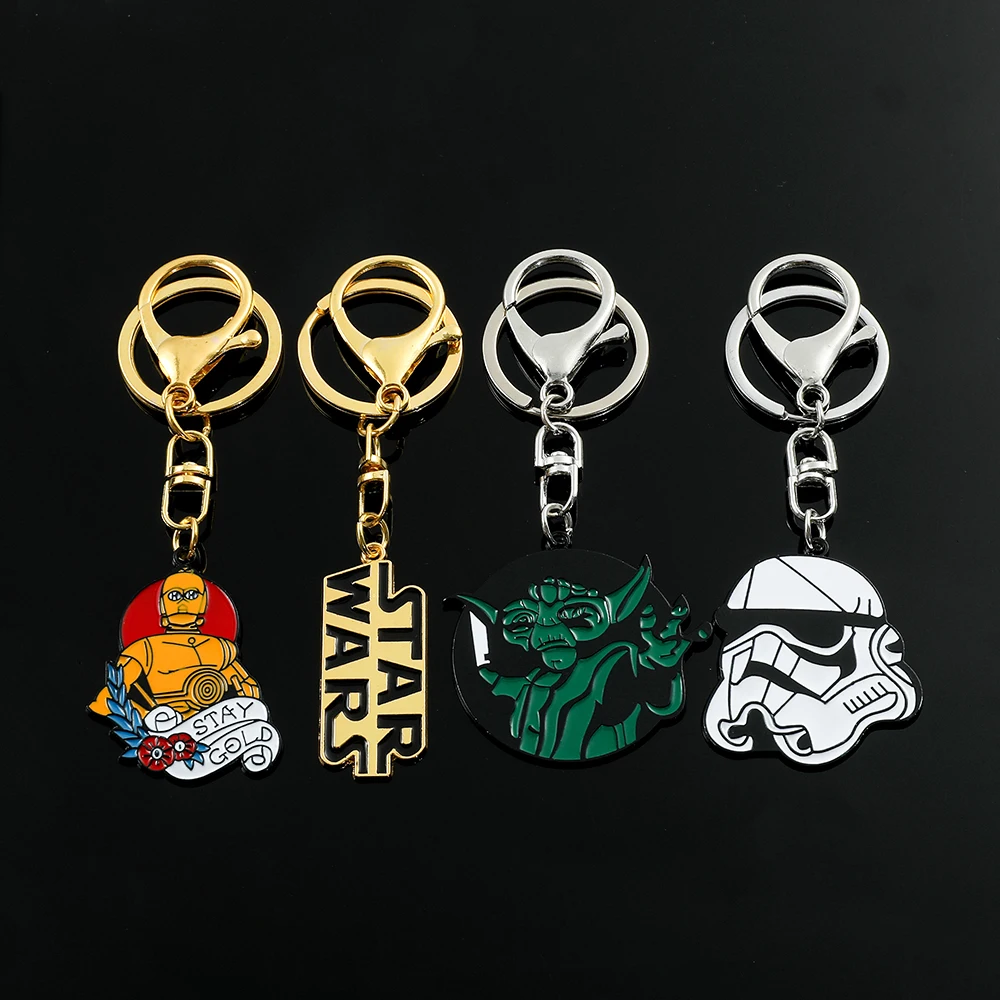 Star-War-Imperial-Stormtrooper-Keychains-Yoda-Anime-Enamel-Pendant ...