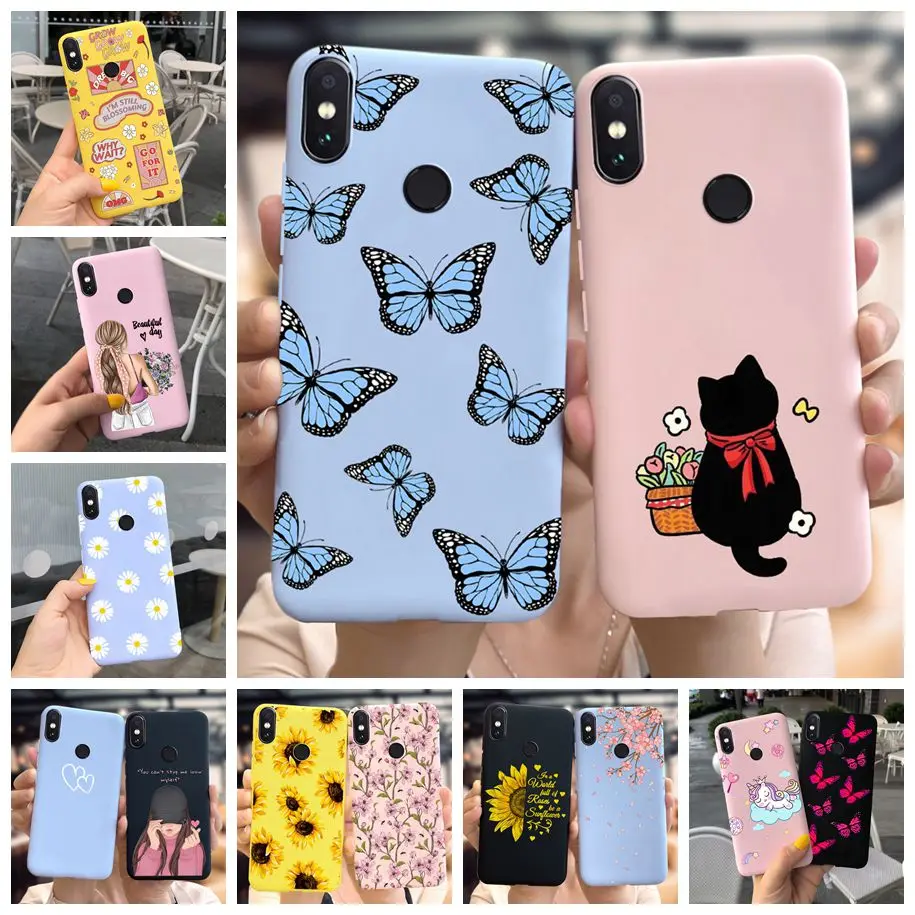 For-Funda-Xiaomi-Redmi-Note-5-Case-Redmi-Note5-Pro-Cover-Cute-Butterfly ...