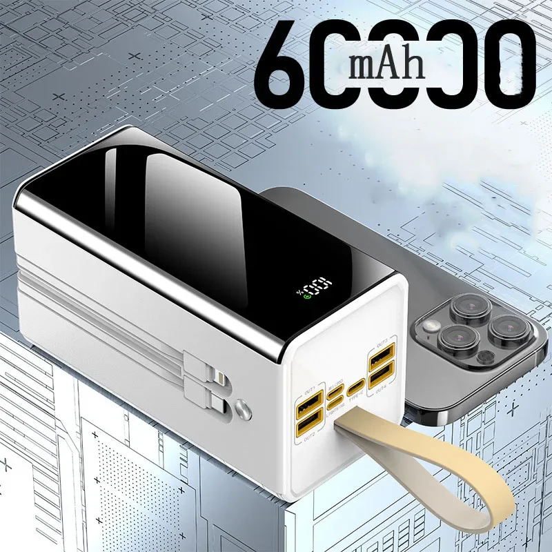 66W-Super-Fast-Charging-Power-Bank-Large-Capacity-Power-Bank-60000-MAh ...