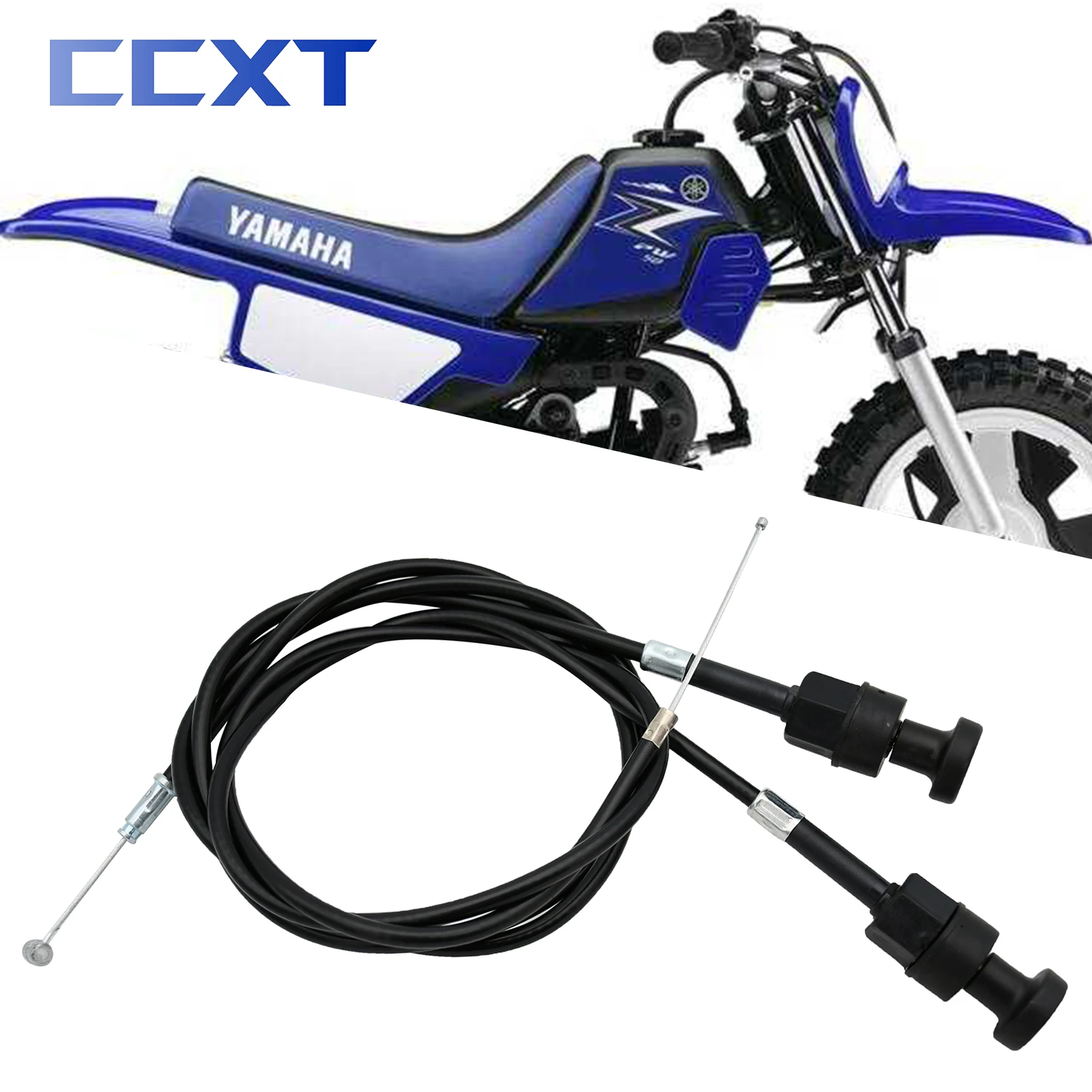 Motocross 760mm 940mm Push Pull Choke Throttle Cable Y Zinger Damper ...