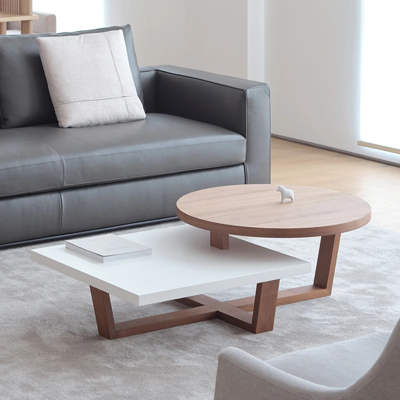 Nordic Minimalist Coffee Tables Luxury Storage Small Modern Coffee ...