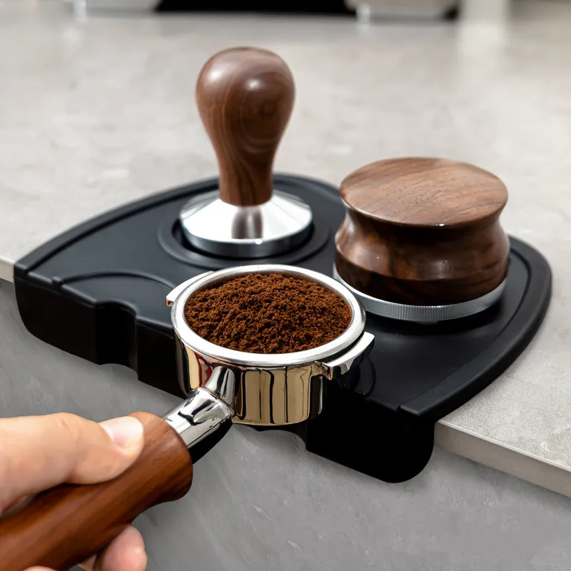 Coffee-Tampers-Mat-Silicone-Tamper-Holder-Corner-Mat-Pad-Anti-skid ...