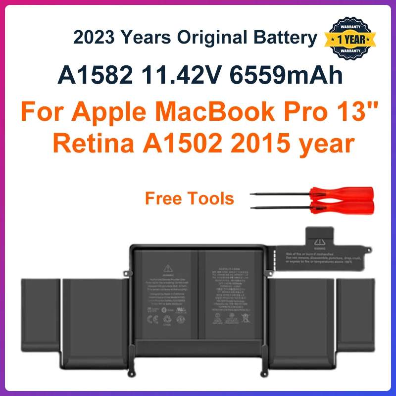 A1582-A1493-Laptop-Battery-For-Apple-MacBook-Pro-13-Retina-A1502-2013 ...