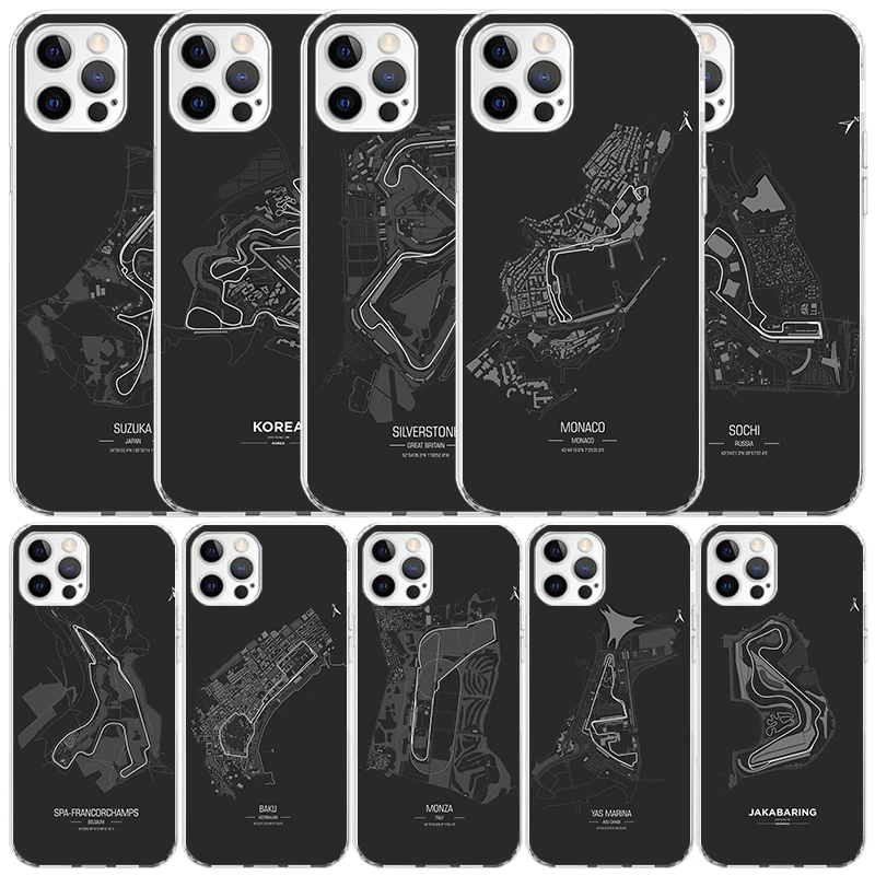 F1-Race-Circuits-Silicon-Call-Phone-Case-For-Apple-iPhone-16-15-14-11 ...