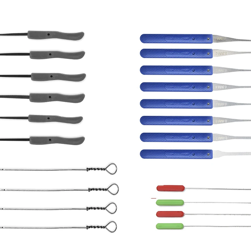 12PCS Locksmith Hand Tools Supplies Lock Pick Set Broken Key Auto ...
