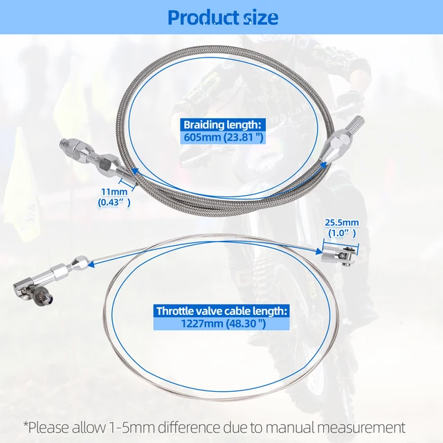 Ls Throttle Cable Bracket 36" Braided Throttle Cable Kit For Chevy LS1 ...