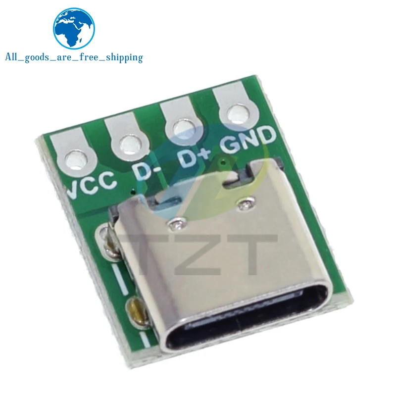 10-5-1Pcs-USB-3-1-Type-C-Connector-16-Pin-Test-PCB-Board-Adapter-16P.jpg