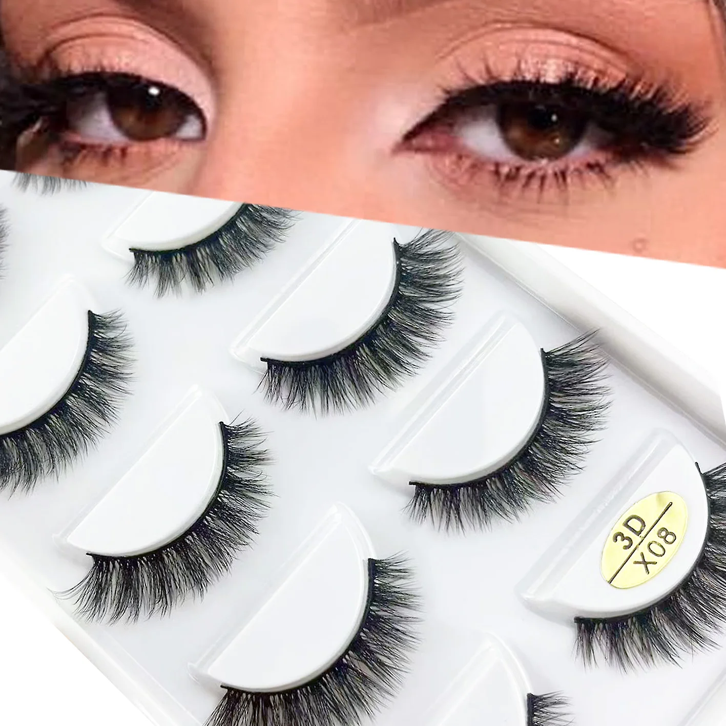 5-Pairs-3D-Faux-Mink-Fake-Eyelashes-Natural-Eyelash-Extension-Handmade ...
