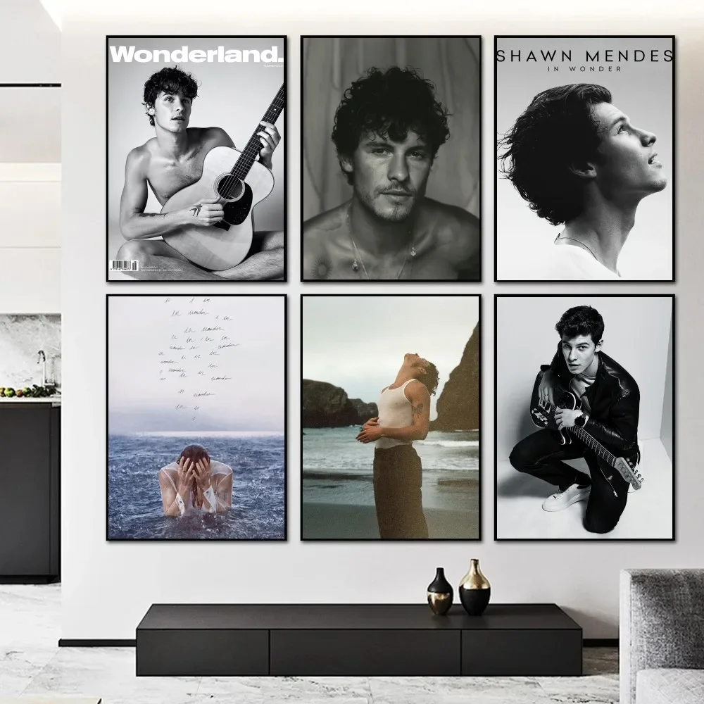 Singer Shawn Mendes Poster Paper Print Home Bedroom Entrance Bar Cafe ...