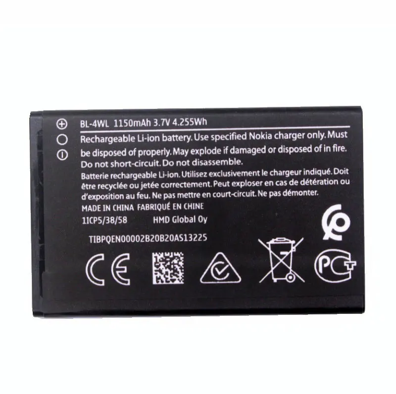 1x-1150mAh-BL-4UL-BL-4WL-Repalcement-Battery-For-Nokia-Asha-225-230 ...