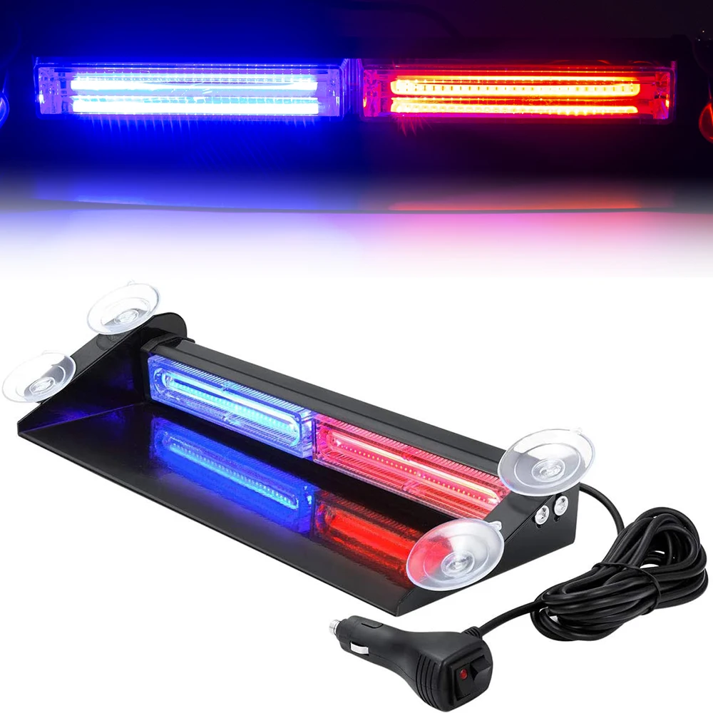 12V-24V-COB-Car-Truck-Emergency-Flasher-Dash-Strobe-Warning-Light-LED ...