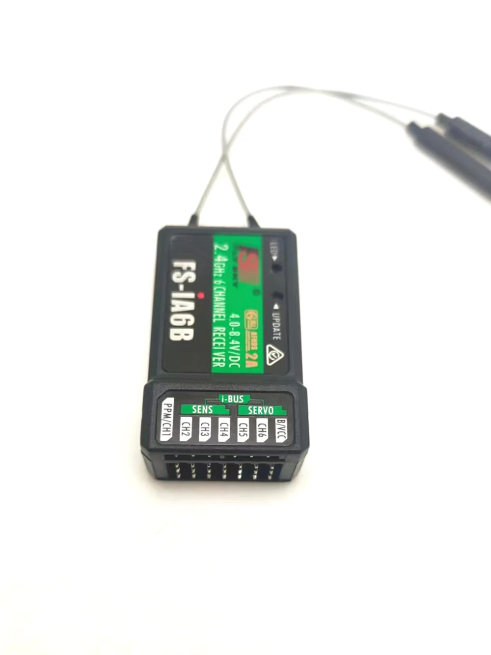 FlySky FS-iA6B iA6B 2.4G 6CH AFHDS 2A Receiver W/ Antenna For FS-i10 FS ...