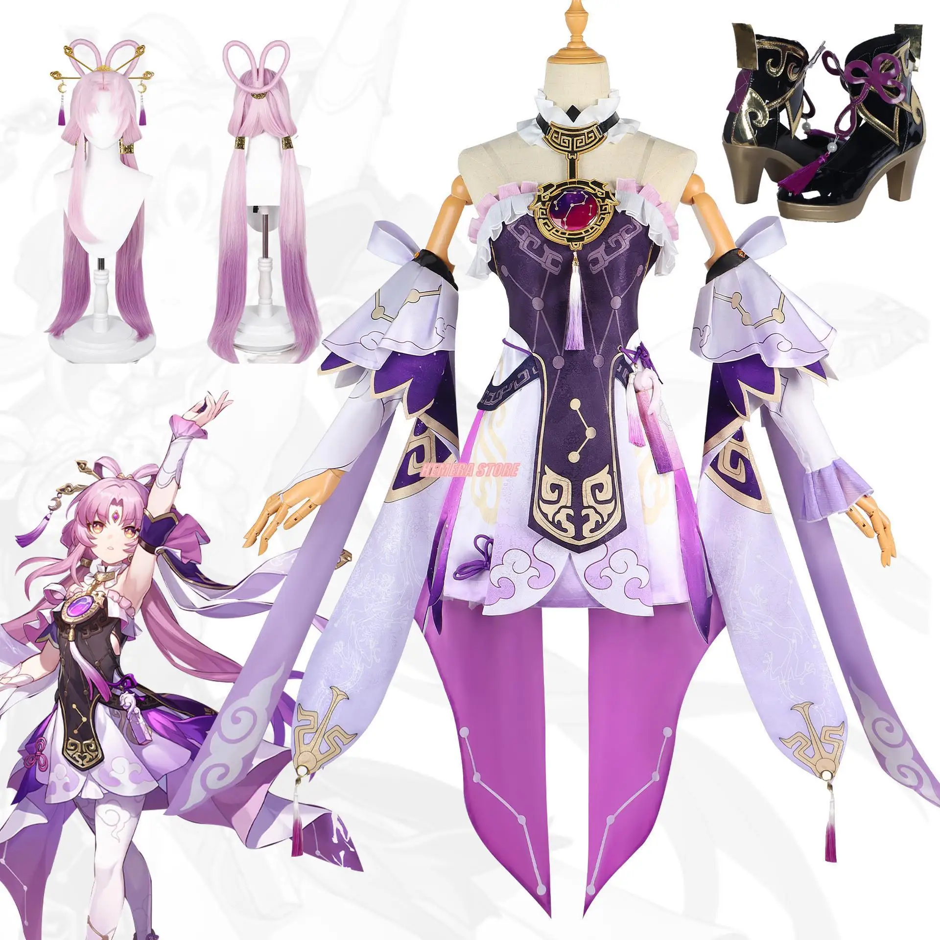 Fu-Xuan-Cosplay-Honkai-Star-Rail-Costume-Wig-Anime-Game-Fuxuan-Party ...