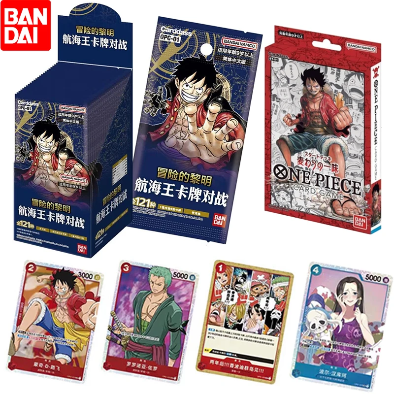 New-One-Piece-Tcg-Cards-The-Dawn-of-Adventure-Anime-People-Luffy ...