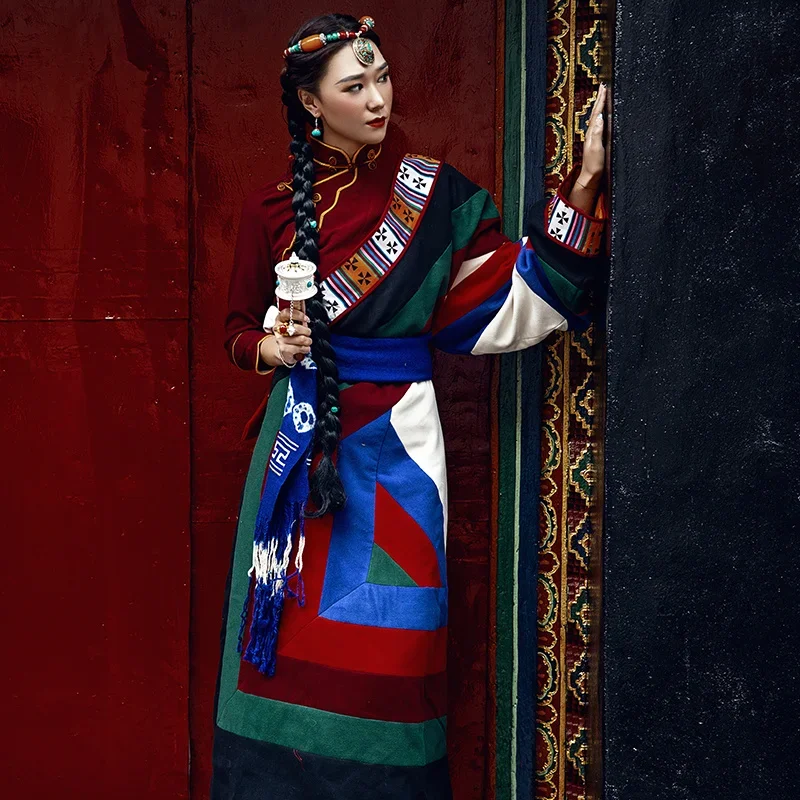 Bangji-Meiduo-2021-new-Tibetan-robe-Tibet-Travel-Photo-Lhasa-dress-long ...