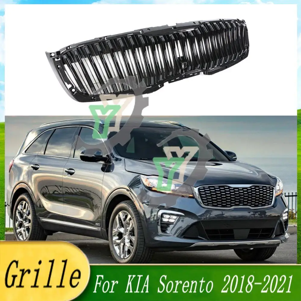 High-Quality-ABS-Front-Bumper-Grille-Centre-Panel-Styling-Upper-Racing ...