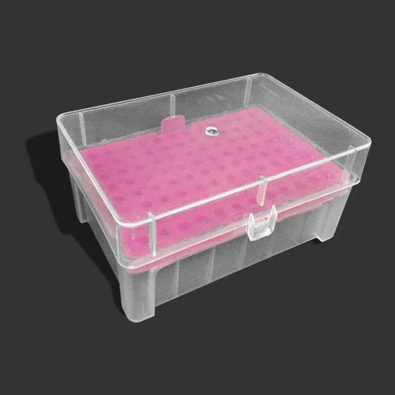 200ul Plastic Dispenser Tips Box With 96 Slots Pipette Tip Boxs ...