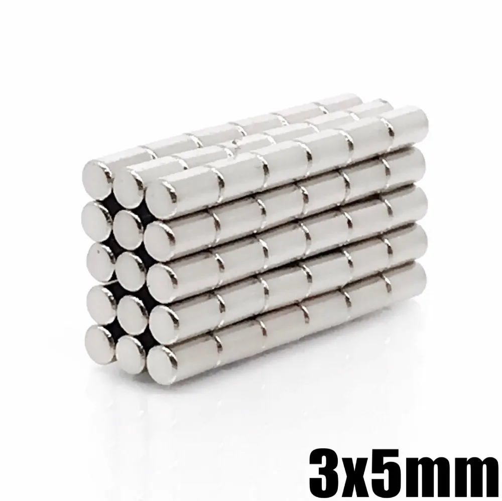 10-5000Pcs-3x5-mm-Powerful-Strong-Magnetic-Magnets-3mm-x-5mm-Permanent ...