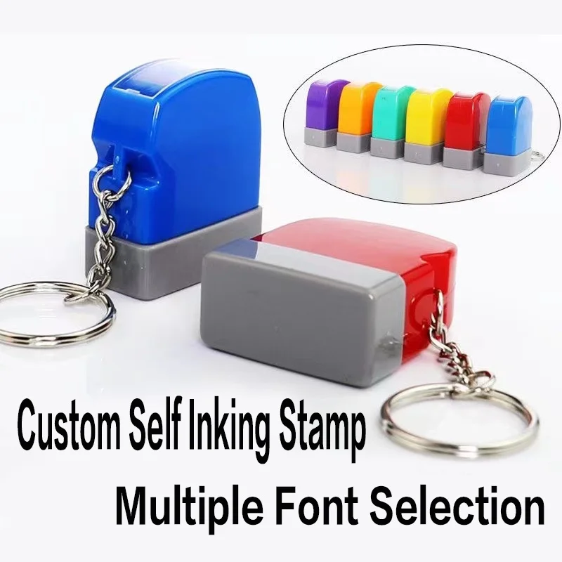 Stamp Personalized【Free ink】 / Custom Self Inking Stamp Custom Name Ink ...