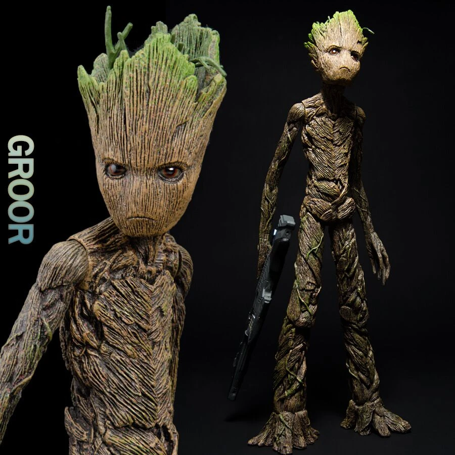 Marvel Guardians Of The Galaxy Avengers Baby Groot Hands Moveable ...
