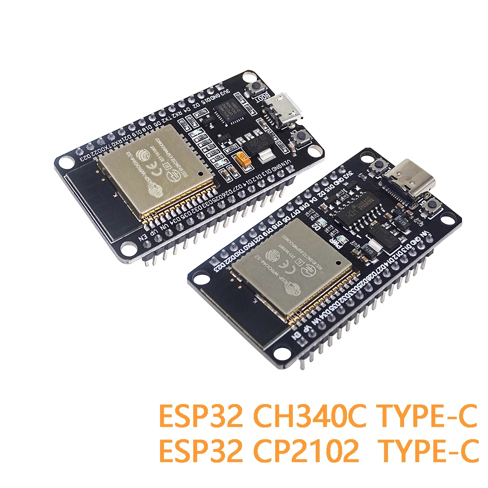 ESP32 Development Board TYPE-C USB CH340C CP2102 WiFi+Bluetooth Ultra-Low Power Consumption Dual ...