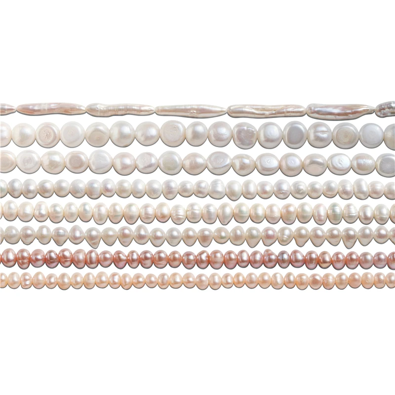 Perlas-naturales-ovaladas-de-agua-dulce-perlas-barrocas-redondas-para ...