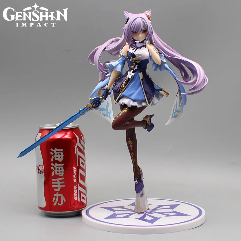 27cm-Anime-Genshin-Impact-Keqing-Figure-GK-Knights-of-Favonius-Game ...