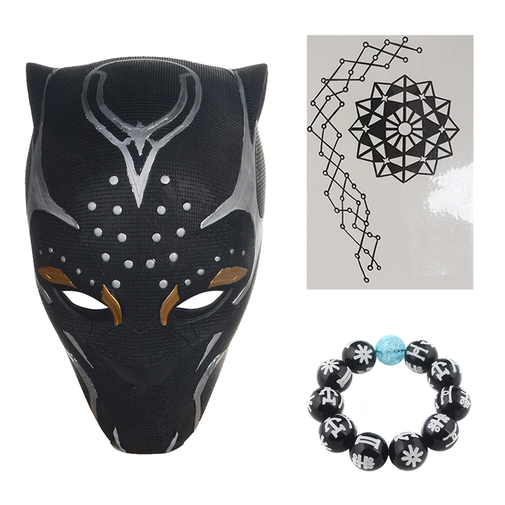 Shuri-Cosplay-Mask-Tattoo-Stickers-Bracelet-Accessories-Movie-Wakanda ...