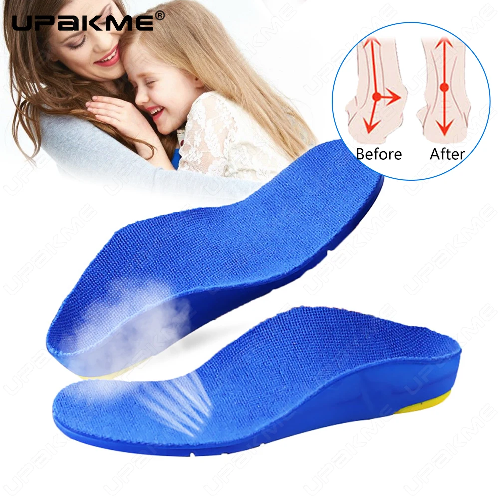 Kids Orthotics Insoles for Children Flat Feet Correction foot Care Arch ...