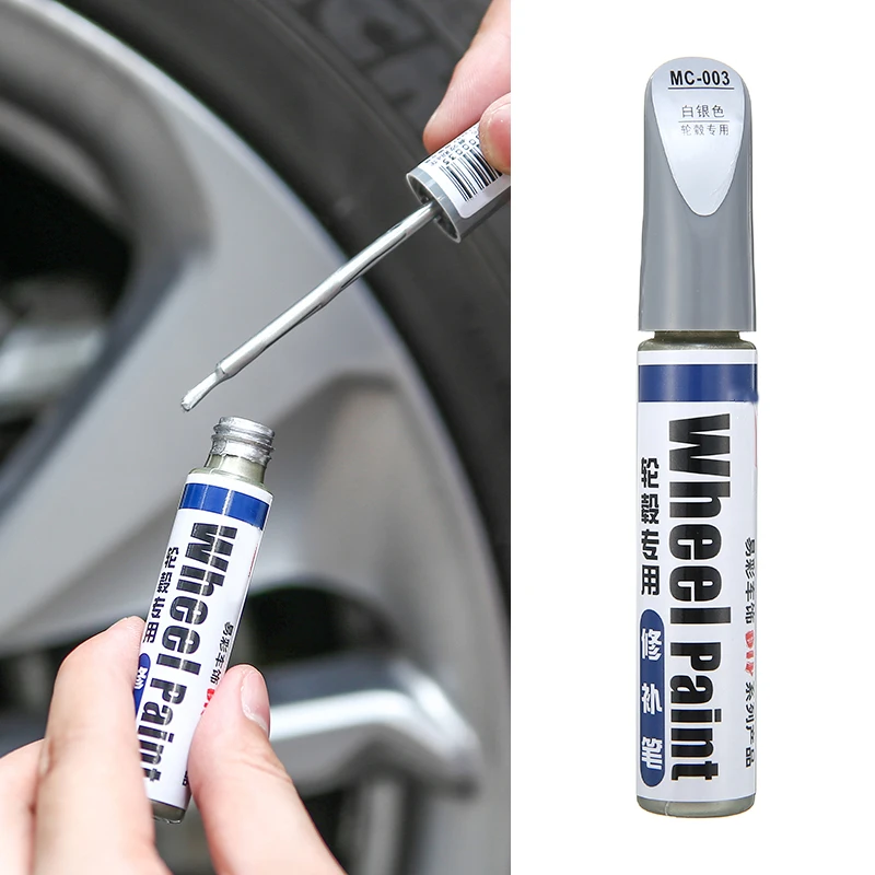 New-Arrival-1pc-12ml-Silver-Alloy-Wheel-Touch-Up-Pen-Repair-Paint ...