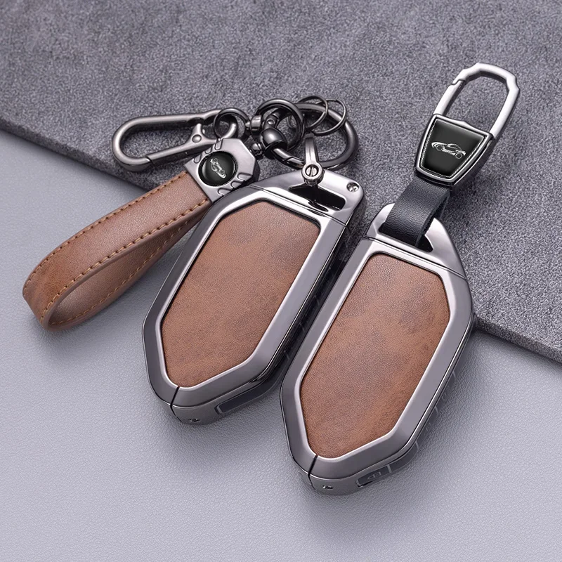 Zinc-alloy-Key-Case-Holder-Keychain-Key-Cover-For-Kia-Carnival-Ev9 ...